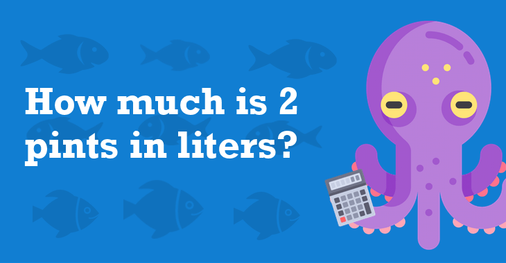 2 pints in liters (2 pt to L)