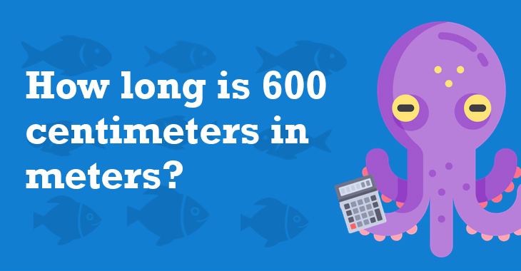 600 centimeters in meters (600 cm to m)